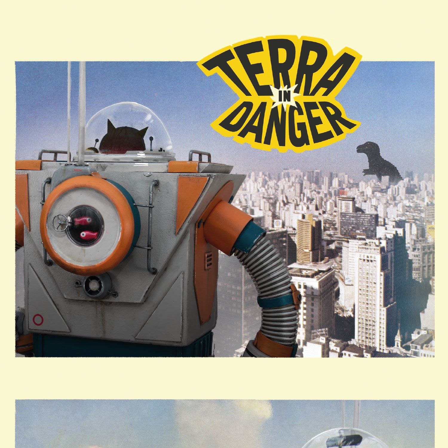 Space Cats and Mighty Super Bot 3000fx - Terra in Danger , Plakat A3 ...